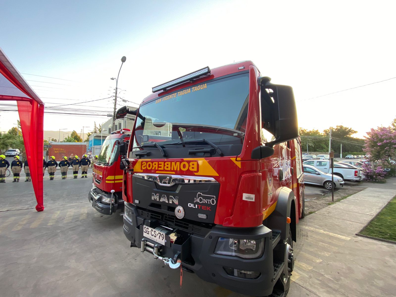 Se inauguró oficialmente el nuevo carro de rescate RH3 de la Tercera Compañía de Bomberos de San ...